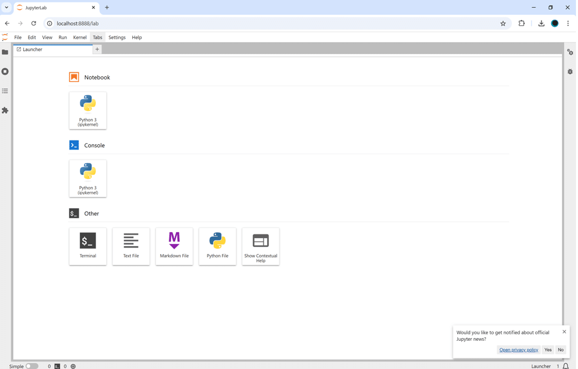 PythonとJupyter Labを導入しよう！