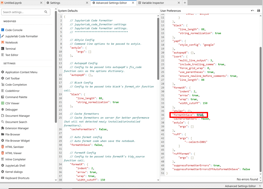 Jupyter Labの必須拡張機能